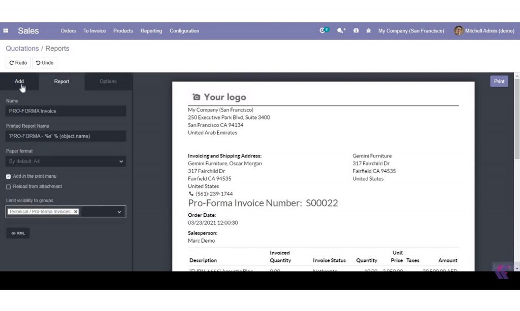 No1 Best-selling Odoo Report Designer To Modify Reports